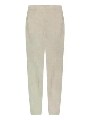 Moschino Slub-texture Tailored Trousers - Neutrals