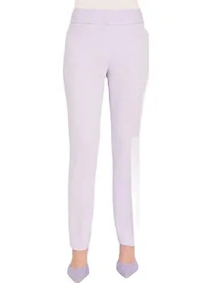 TAHARI ASL Bell-bottom Trousers - Soft Violet