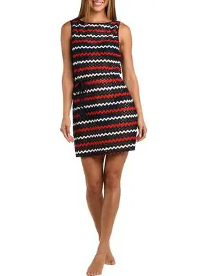 SUNSHINE 79 American Sweetheart Sleeveless Dress - Blue Multi