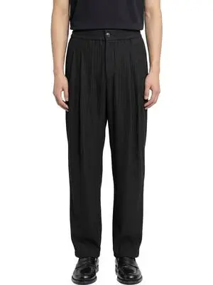 Giorgio Armani Pleated Trousers - Black
