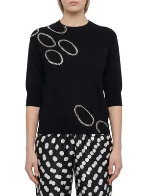 Dries Van Noten Embellished Sweater - Black