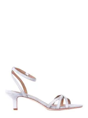 Ralph Lauren Strappy Heeled Sandals - Blue