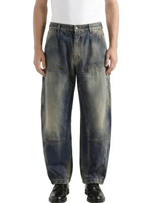 Dolce & Gabbana Distressed Carpenter Jeans - Black