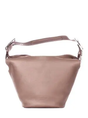 DONDUP Leather Hobo Bag - Mud