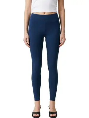 Patrizia Pepe Slim Fit Leggings - Blue