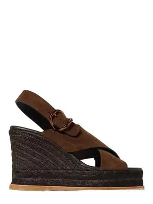 CastaÑer Heeled Espadrille Sandal - Brown