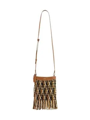 Isabel Marant Étoile Noli Fringed Shoulder Bag - Brown