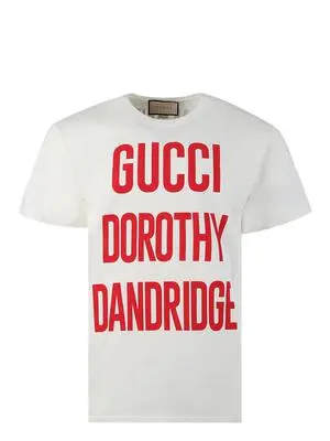 GUCCI T-Shirt With Gucci Dorothy Dandridge Print