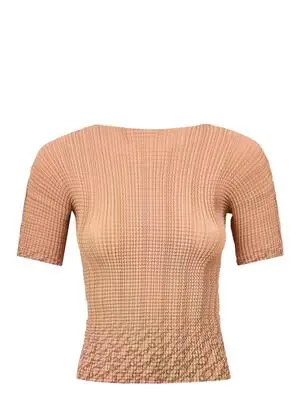 Herno Textured Fitted Top - Orange