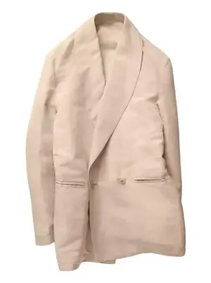 STOFFA Double-breasted Shawl-lapel Jacket - Neutrals