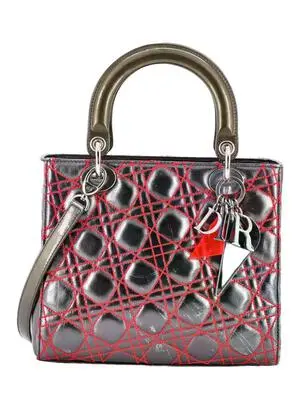 Dior Lady Medium Satchel - Metallic