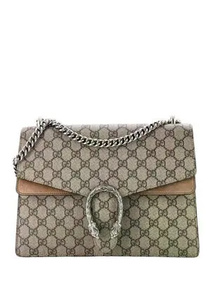 Gucci Dionysus GG Coated Canvas Medium Shoulder Bag Brown