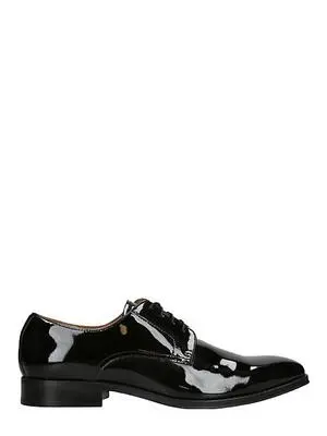 Steve Madden Parscal Patent-leather Lace-up Shoes - Black