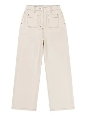OMNES Orielle Flared-Leg Denim Jeans