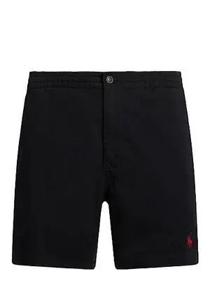 Polo Ralph Lauren Logo-embroidered Stretch-cotton Shorts - Polo Black