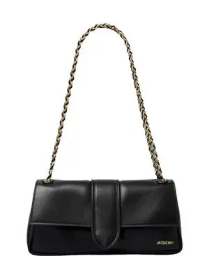 Jacquemus The Bambino Chaîne Shoulder Bag - Black