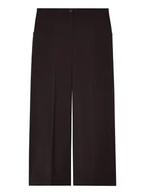 Marina Rinaldi Wide-leg Trousers - Black