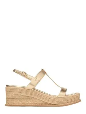 JIMMY CHOO Theia 60 Wedge Sandals - Silver