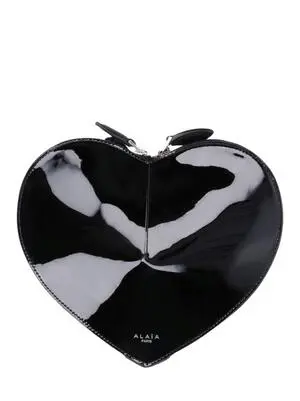 Alaïa Le Cœur" Shoulder Bag - Black