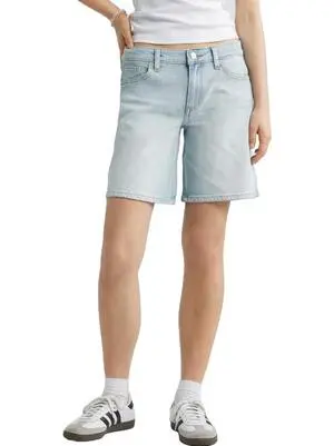Bp. Low Rise Baggy Denim Jort Shorts - Spring Wash