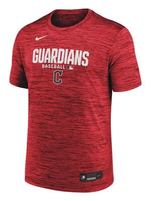 Nike Cleveland Guardians Authentic Collection Dri-fit Mlb T-shirt - Red