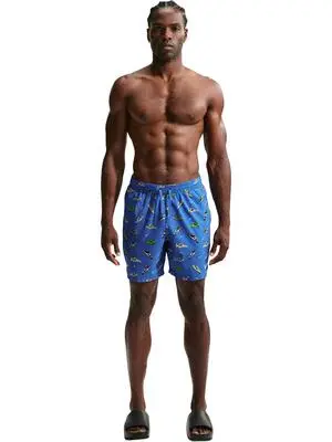 Nike Swim Breaker 7" Brief-lined Volley Short - Blue