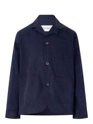 Oliver Peoples Bradwell Cotton Overshirt - Blue