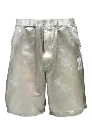 Mihara Yasuhiro Sun Faded Satin Shorts - Silver