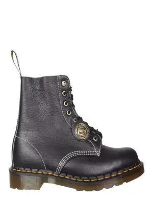 Dr. Martens 1460 Pascal Leather Lace-up Boots - Black