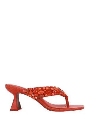 Cult Gaia Abi Embellished Stiletto Sandals - Canyon