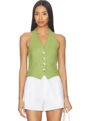 Veronica Beard Arabella Vest Top - Cactus