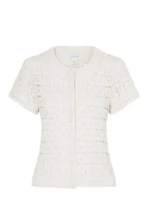 Calle Del Mar Crocheted Shirt - Neutrals