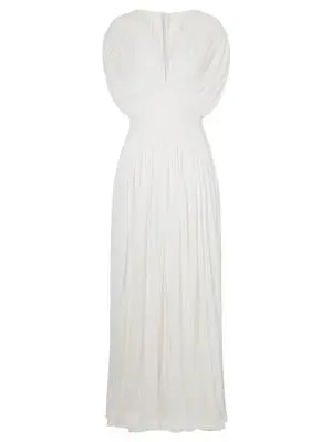 Tove Lyla Gathered Jersey Gown - White