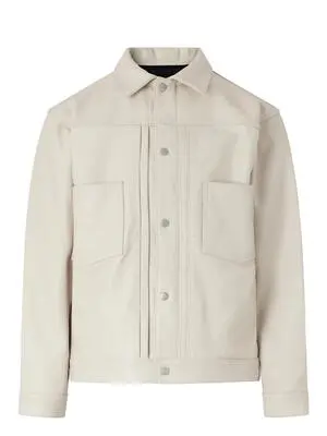 NEIGHBORHOOD Type-2 Leather Jacket - Neutrals