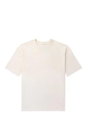 DRAKE'S Hiking Slim-fit Cotton-jersey T-shirt - Neutrals