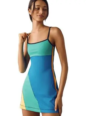 DAILY PRACTICE Point Of Sail Mini Dress - Blue Pattern