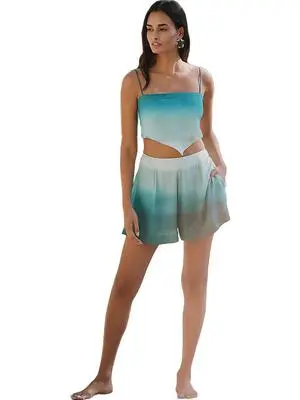 Sigal Flared Shorts - Mist