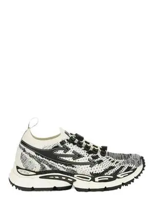 Off-White Be Right Back Knitted Logo Sneakers - Neutrals
