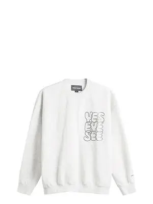 YESEYESEE C-logo Sweatshirt - Light Grey