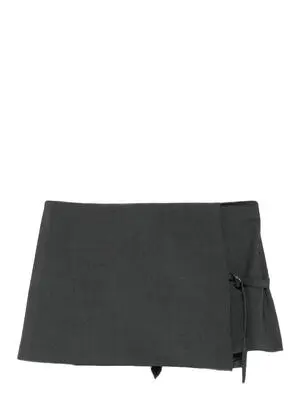 Paloma Wool Mini Archive Buckled Skirt - Grey