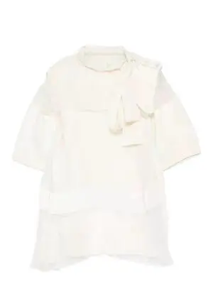 Sacai Panelled Top - Neutrals
