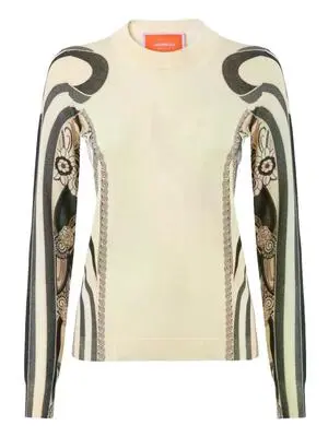 La DoubleJ Printed Knitted Top - Neutrals