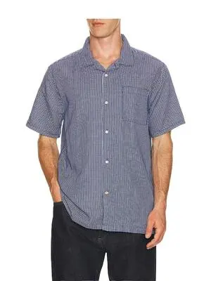 Barbour Rudbeck Textured Summerfit Shirt In . Also - Navy