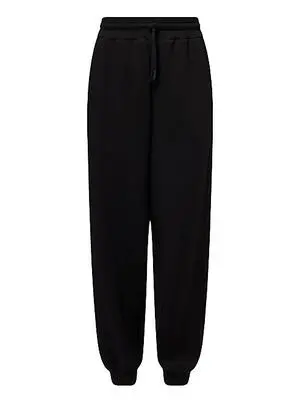 NOW YOU LIVE Relaxed-Fit Modal-Blend Jogging Bottoms Black