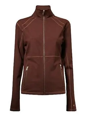 NOW YOU LIVE Clayton High-neck Jacket - Potting Soil