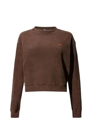 Perfect Moment Terry Cotton Sweatshirt - Brown