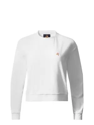 Perfect Moment Terry Cotton Sweatshirt - White