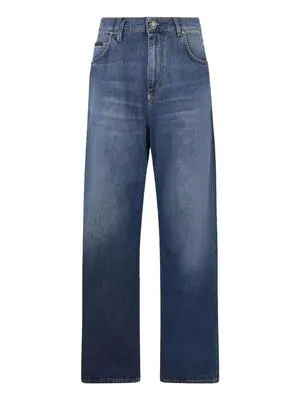 Philipp Plein Stone Washed Jeans - Blue