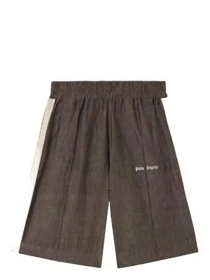 Palm Angels Classic Logo Track Shorts - Brown