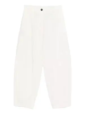 CORDERA Buttoned Trousers - White